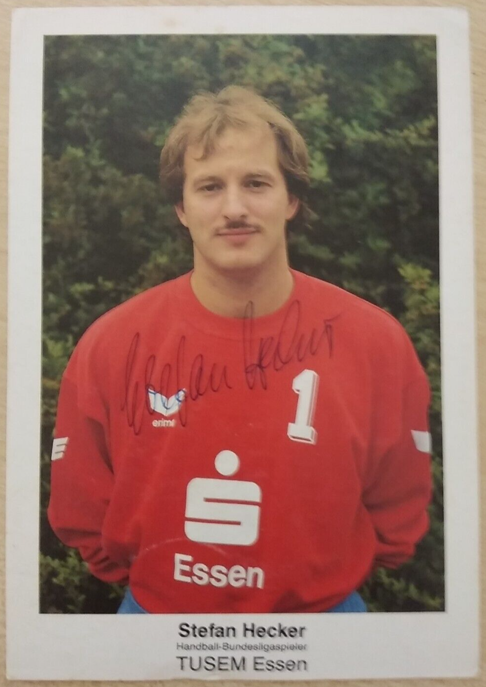 Stefan Hecker Autogrammkarte TUSEM Essen Handball | eBay.de