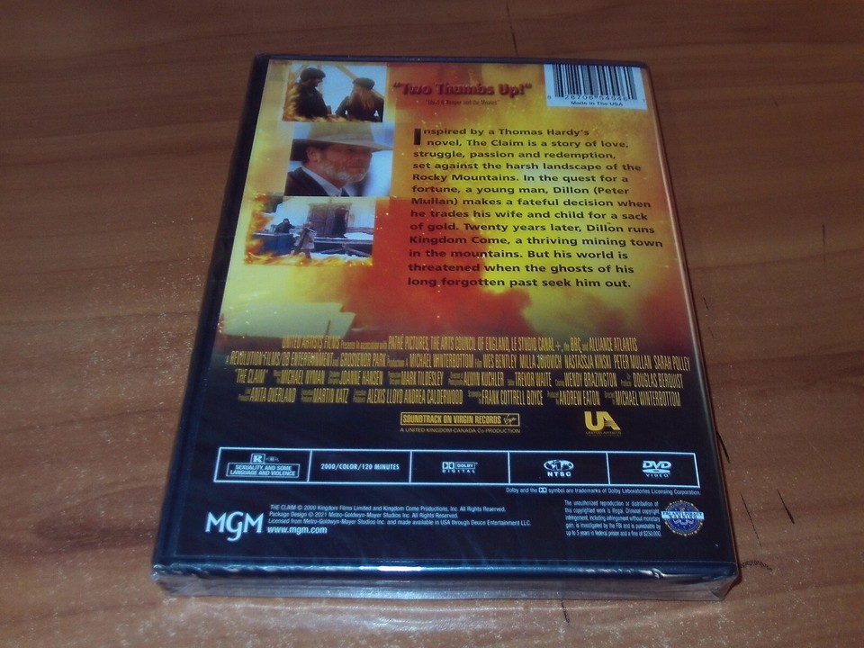 The Claim (DVD, 2001) Milla Jovovich NEW 27616861108| eBay