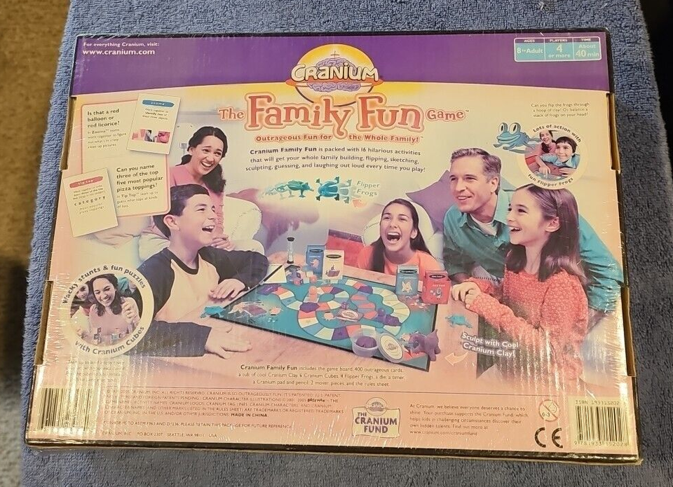 Cranium The Family Fun Board Game 2005 Edition Ages 8 to Adult New ...