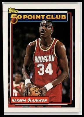 1992-93 Topps #214 Hakeem Olajuwon | eBay