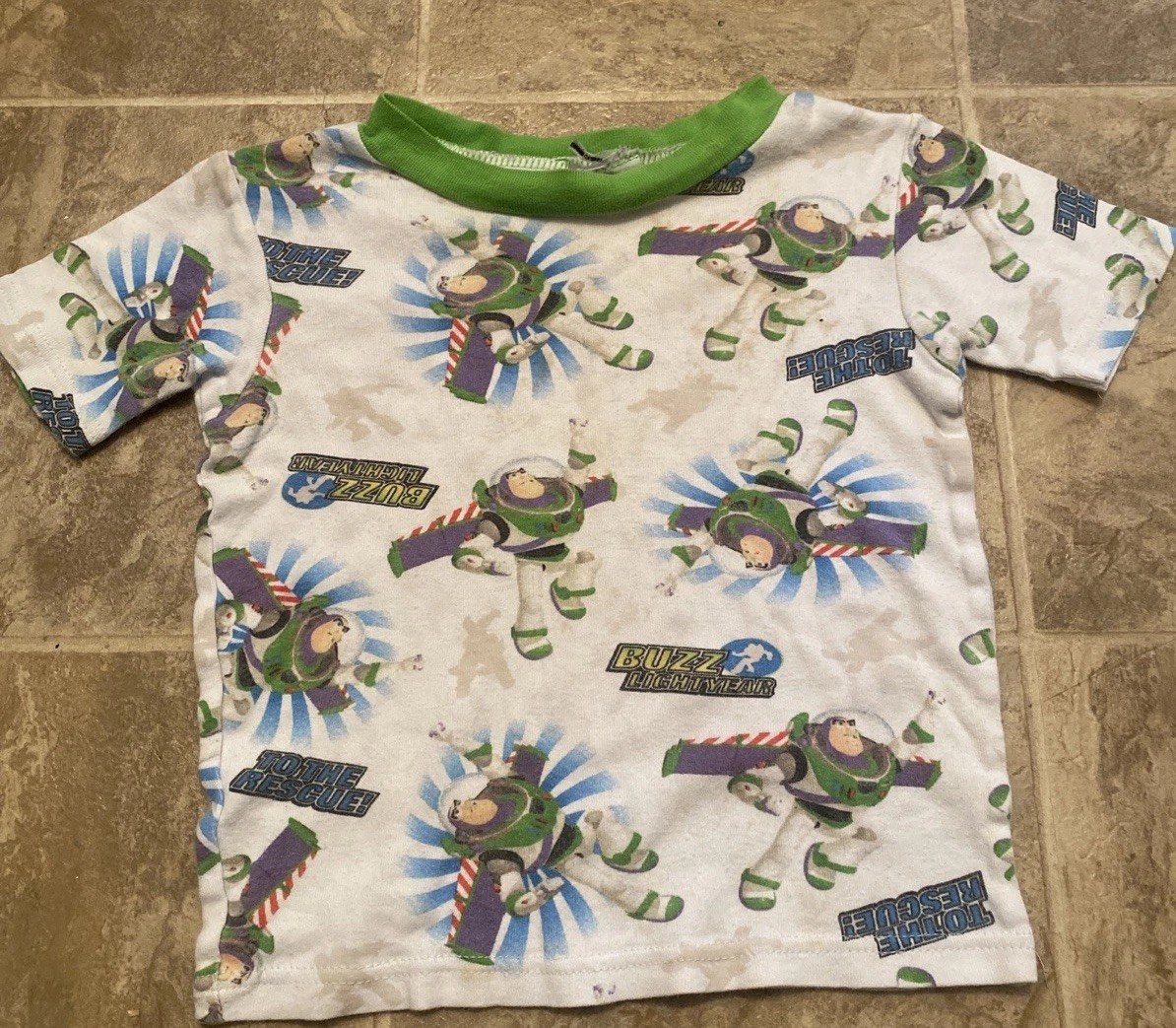 Vintage Toy Story Buzz Lightyear All Over Print Top K… - Gem