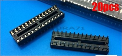 20Pcs Socket Pcb Mount Connector Dip 28 Pin 28-Pin Dil New Ic el | eBay ...