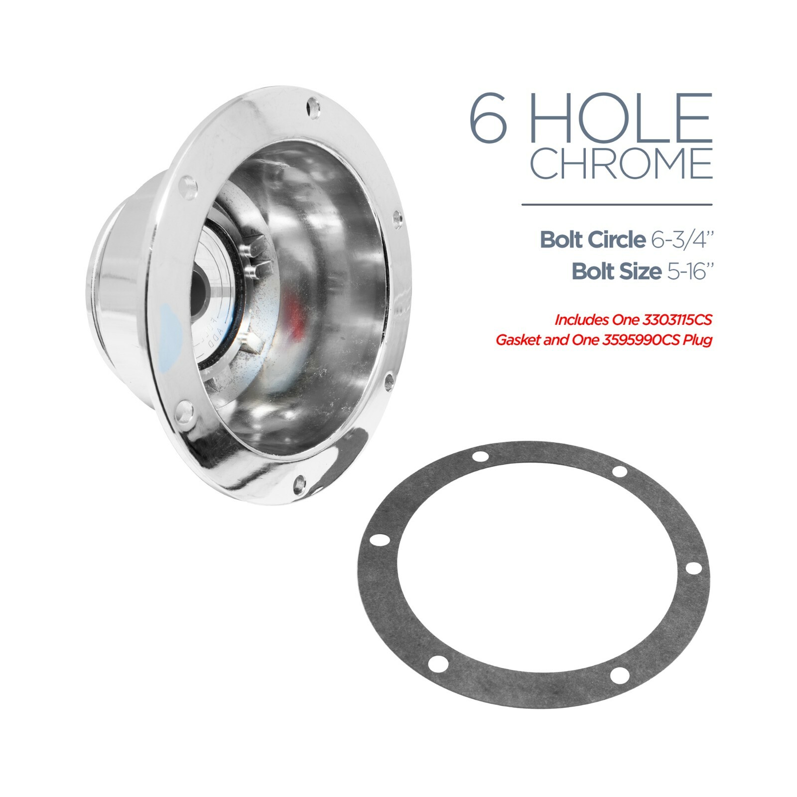 Chromed Hub Cap Fits Trailers With HM518445 Bearings Replaces Stemco ...