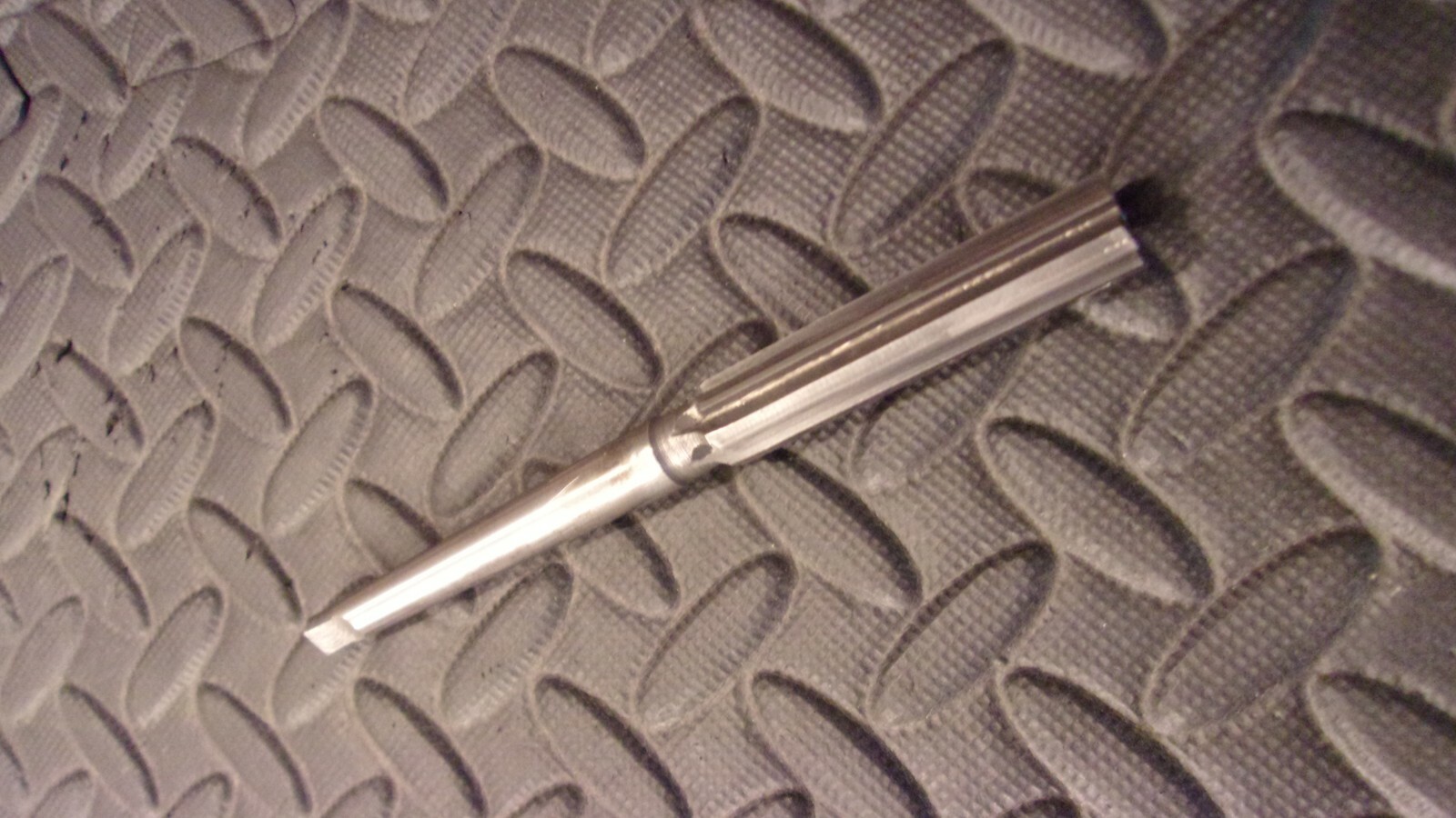 .437" Carbide Tip #1MT Taper Shank Reamer, Square Corner, 4-3/4" Lg ...