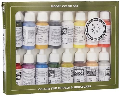 Basic Usa Acrylic Colors Paint Set 17ml Assorted Colors | eBay