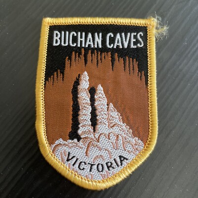 RETRO Fabric Uniform Scout Patch Badge Souvenir AUS Buchan Caves ...
