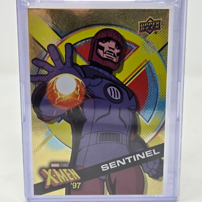 SENTINEL X-MEN 97 GOLD PATTERNED FOIL VARIANT SDCC 2024 UPPER DECK #15 ...