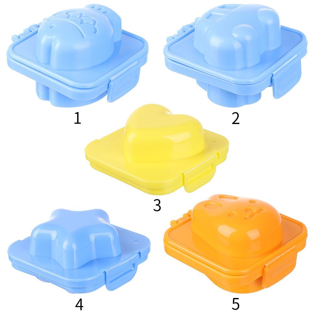 Cartoon Fish Rabbit Egg Rings Mould Boiled Egg Mold Egg Tools Rice Roll ...