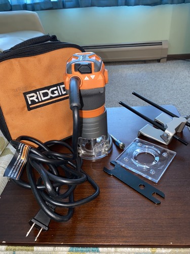 Ridgid R2401 5.5 Amp Corded Compact Fixed-Base Router | eBay