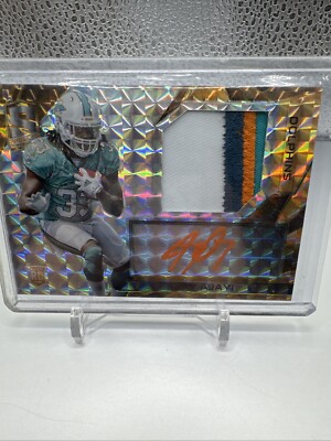 2015 Spectrum Jay Ajayi Autograph Patch #3/3 Dolphins | eBay