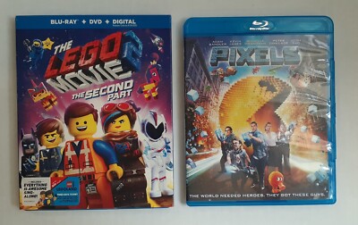 Lot of 2 Blu-rays The Lego Movie 2 & Pixels | eBay