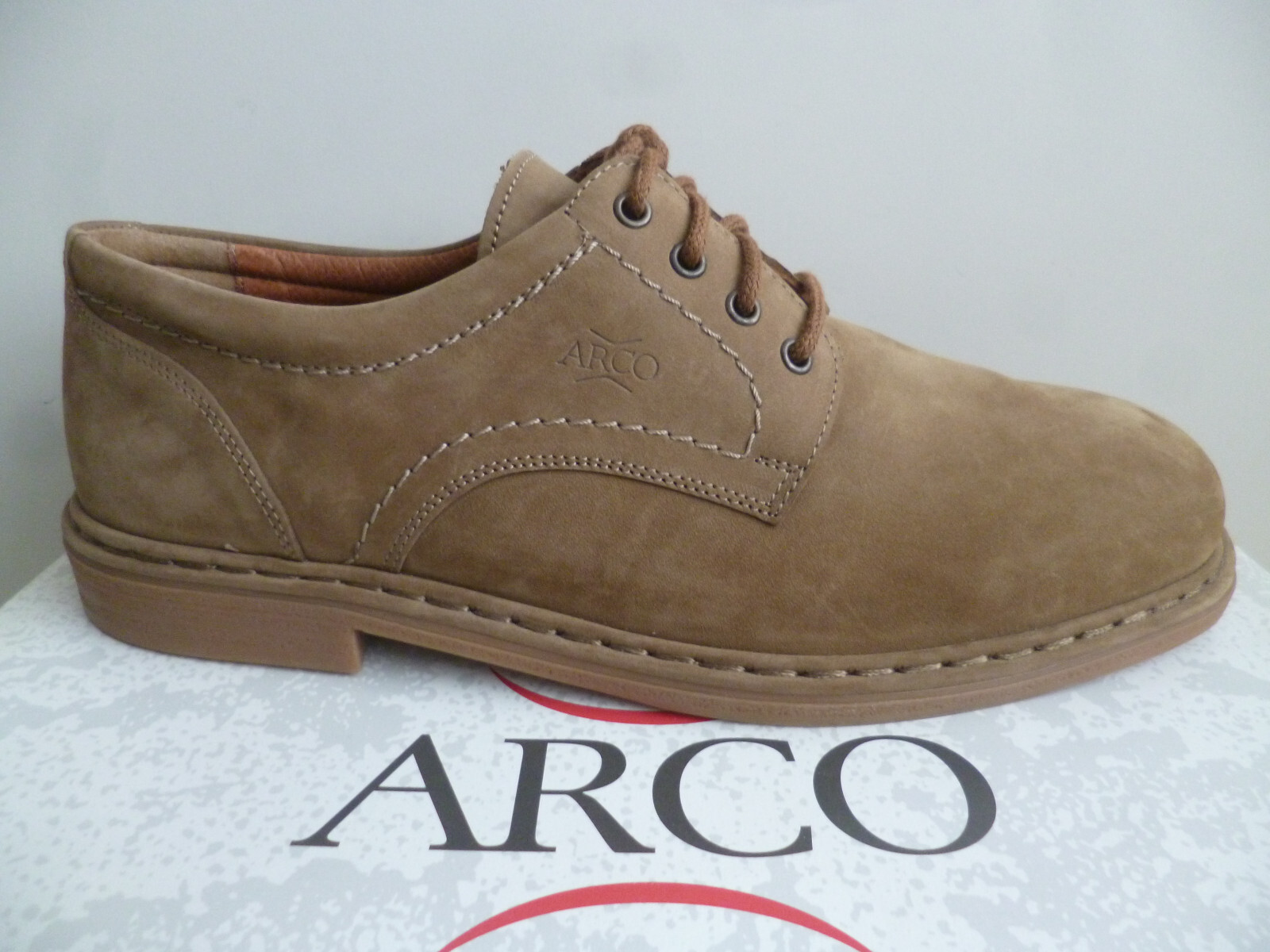 Arco Lace-up Shoes Casual Shoes Leather Beige 84866 | eBay