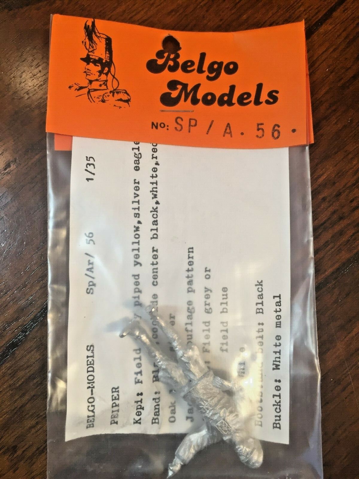 Belgo Models 1:35 Kit #SP/A 56 "Peiper pointing with left arm" New in ...