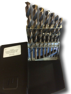 Fastenal # 53836 44120 SP-15 15 pc Drill Bit Set Jobber Length 1/16-1/2 ...