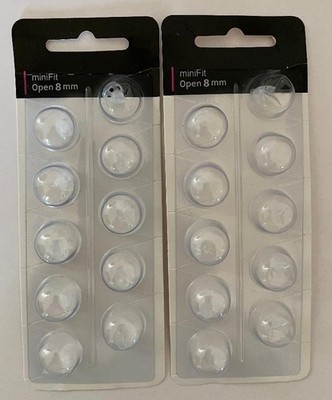 2 Pack miniFit 8mm Open Domes For Oticon Hearing Aids. 20 Domes Total ...