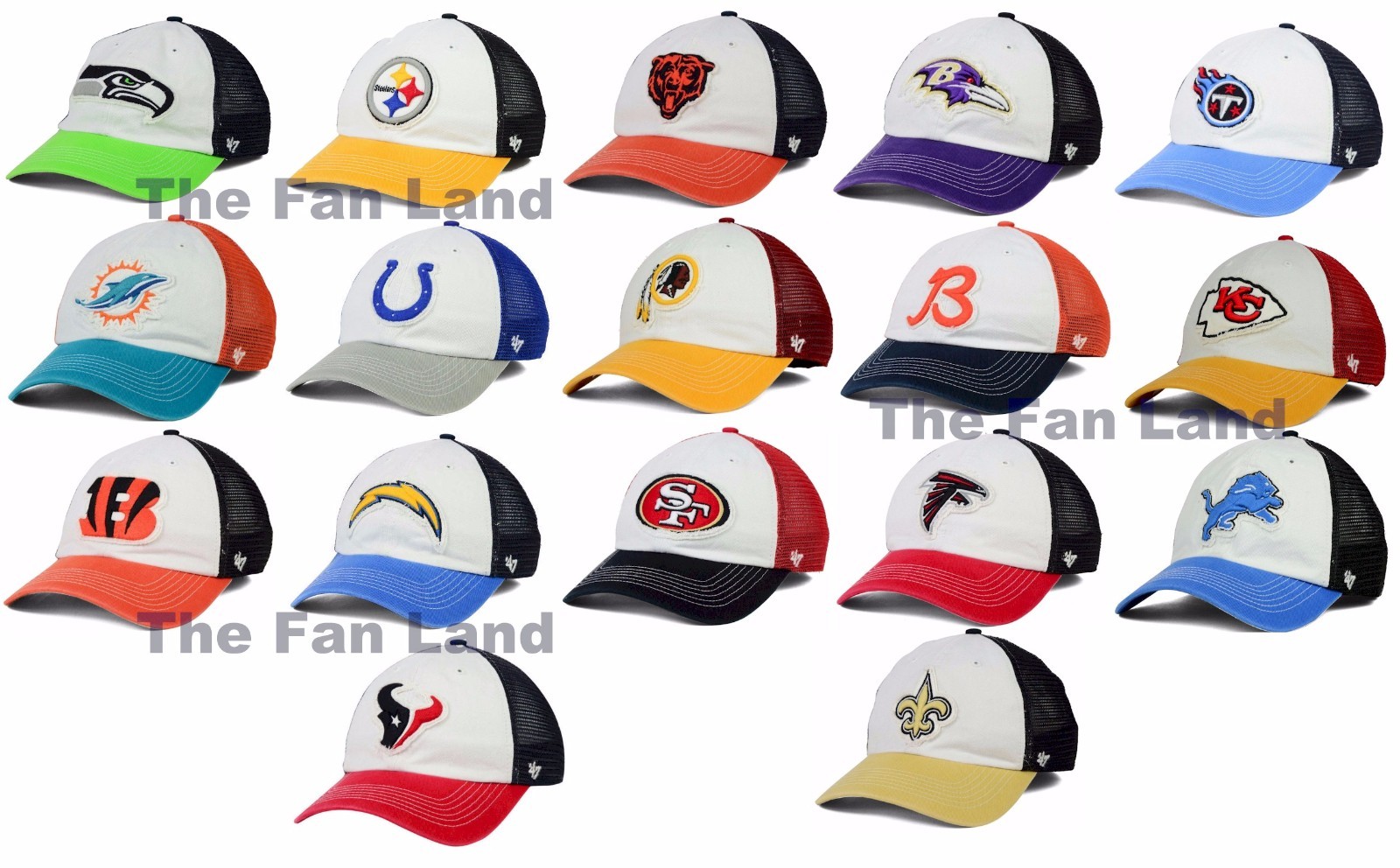 New NFL '47 Privateer Slouch Relax Flex Fit Trucker Cap Hat | eBay
