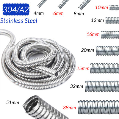 4mm to 51mm Flexible Conduit Tube Cable Tidy Trunking Organiser ...