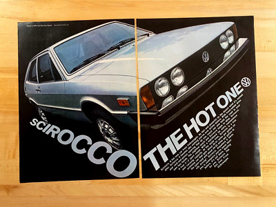 1975 Vintage Print Ad Volkswagen Scirocco | eBay