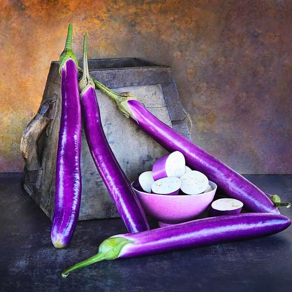 Fresh Chinese Eggplant Seeds | Ping Tung | Heirloom Non-GMO | Asian ...