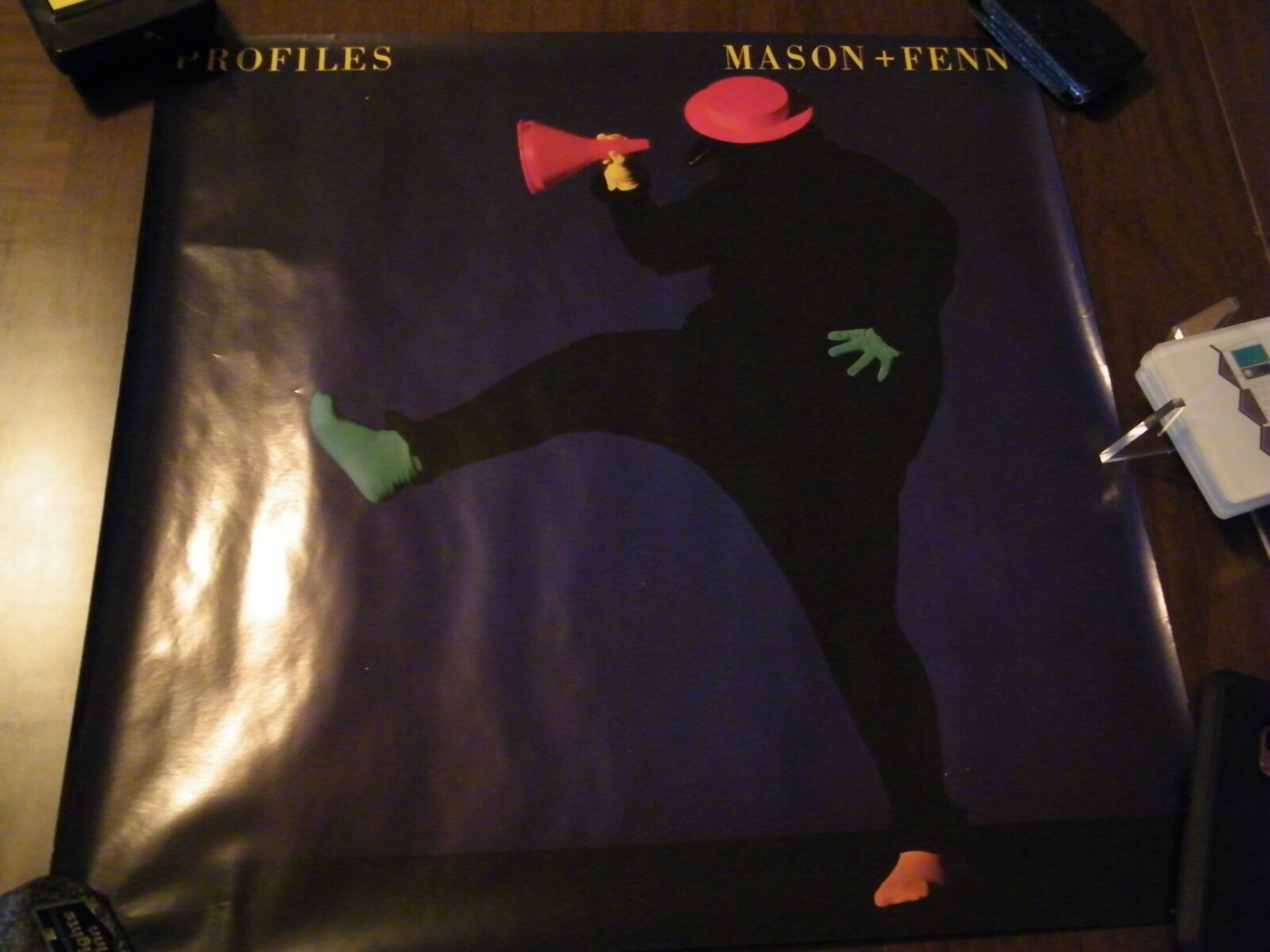 Nick Mason + Rick Fenn, "Profiles" lp promo poster, 1985, Pink Floyd | eBay