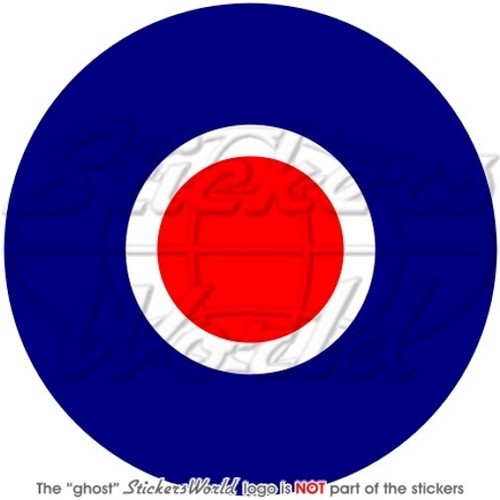 RAF Royal AirForce Type C Aircraft Roundel UK British 4" 100mm Vinyl ...