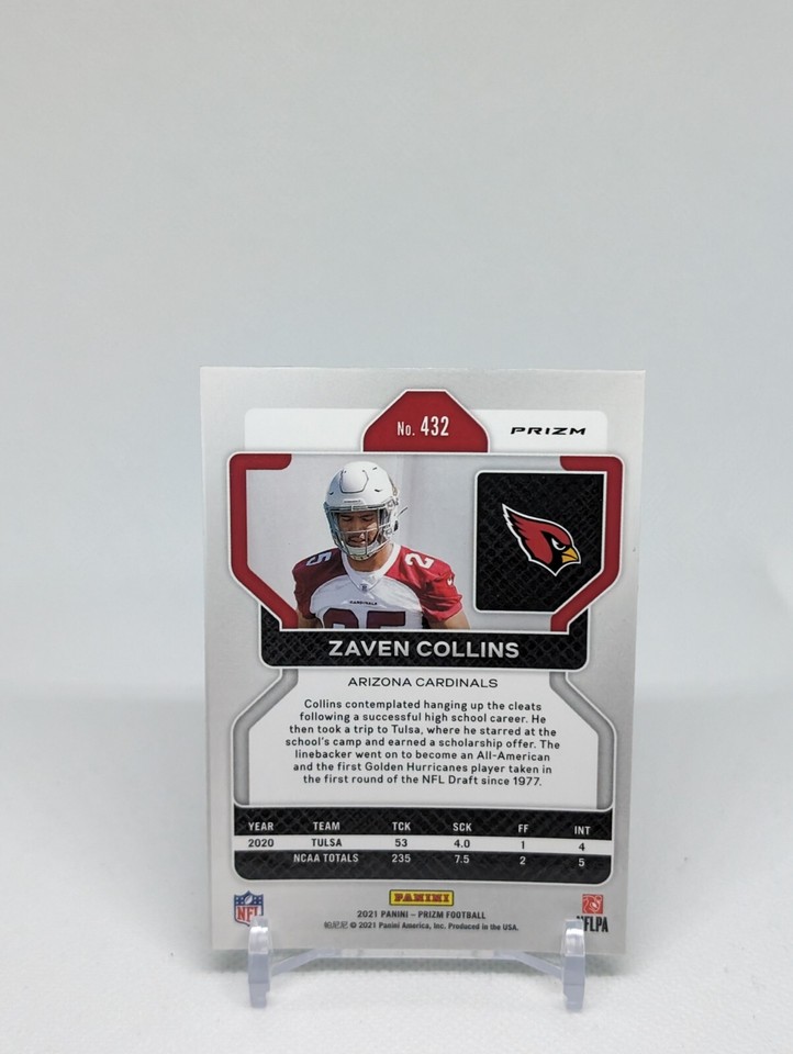 2021 Panini PRIZM🔥ZAVEN COLLINS🔥MINT?!🔥GREEN PRIZM🔥ROOKIE RC #432🔥📈 | eBay