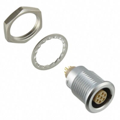 EGG.1B.307.CLM *LEMO *CONN RCPT FMALE 7P GOLD SLDR CUP **3 pcs. w ...