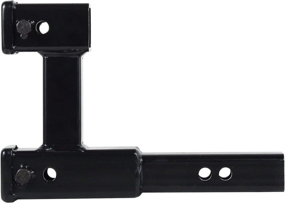 Dual Hitch Receiver with 7-1/2 Inch Rise/Drop, Receiver Hitch Extension ...