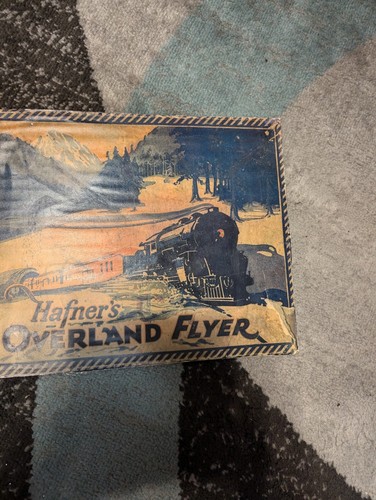 H Vintage Hafner's Overland Flyer railroad train engine locomotive ...