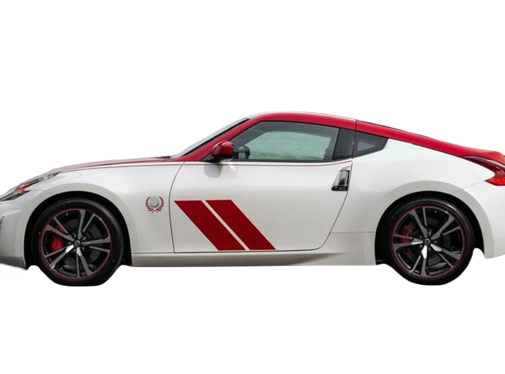 2 PCS Graphic Side Door Car Sticker For Nissan 370Z Nismo Vinyl Stripe ...