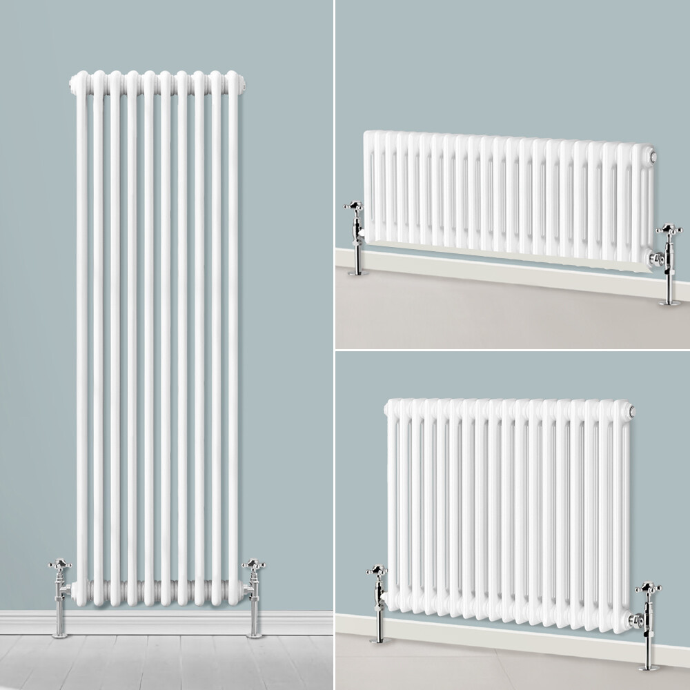 Traditional Radiator Vertical & Horizontal Column Cast Iron Style Rads ...