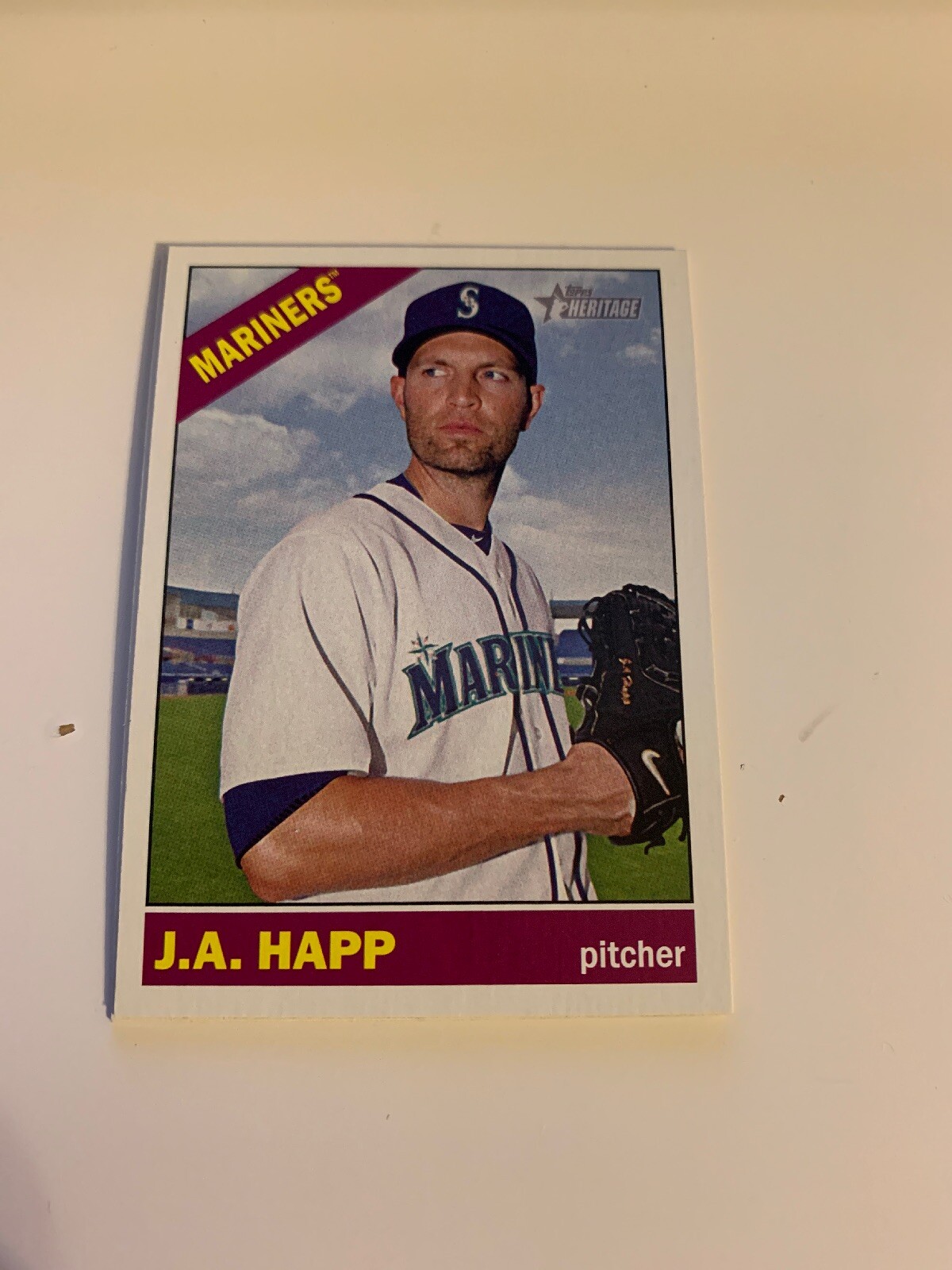 2015 Topps Heritage #294 J.A. Happ Seattle Mariners | eBay