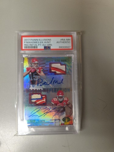 2017 Panini Illusions Patrick Mahomes & Hunt RPA 2 Of 5 | eBay