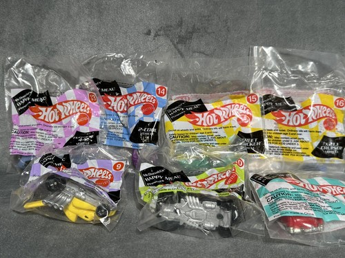 Mcdonald's Hot Wheels Happy Meal Toys Lot Of 7 Vtg 1994 | eBay