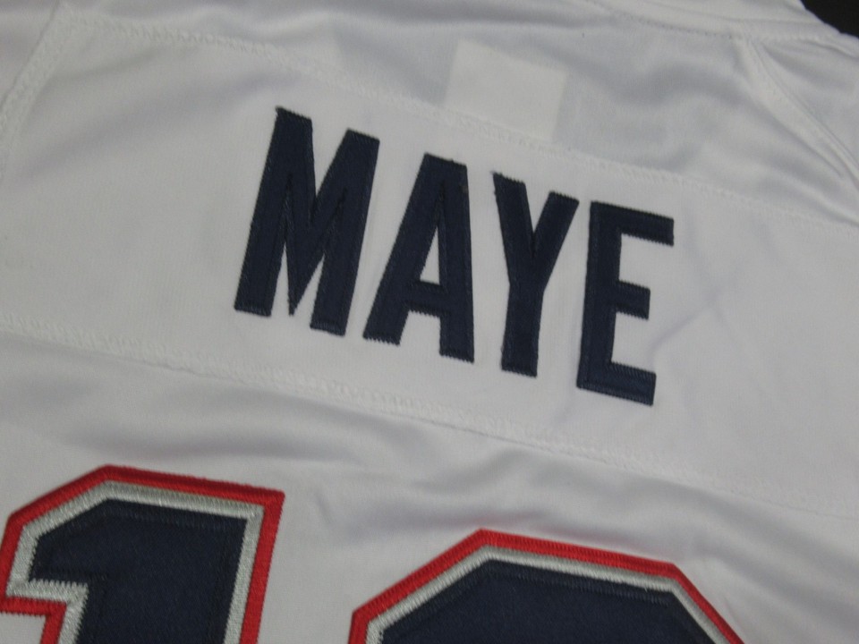 Drake Maye New England Patriots 2025-26 Captains Patch Men's Game ...