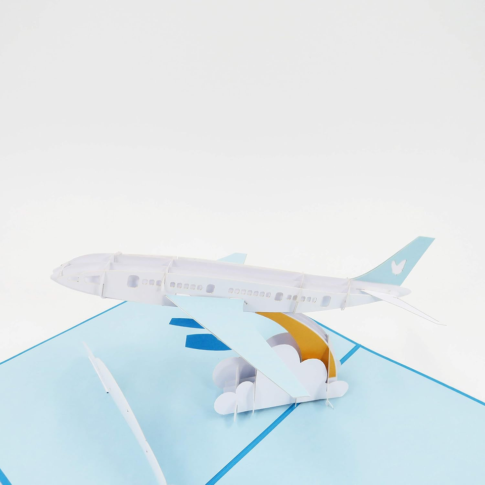Jet Airplane Pop up Card - Birthday Card, Graduation Card ...