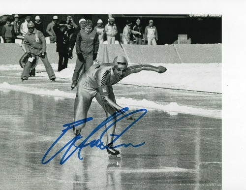 USA OLYMPIAN GOLD MEDAL WINNER ERIC HEIDEN SIGNED SPEED SKATER 8X10 | eBay