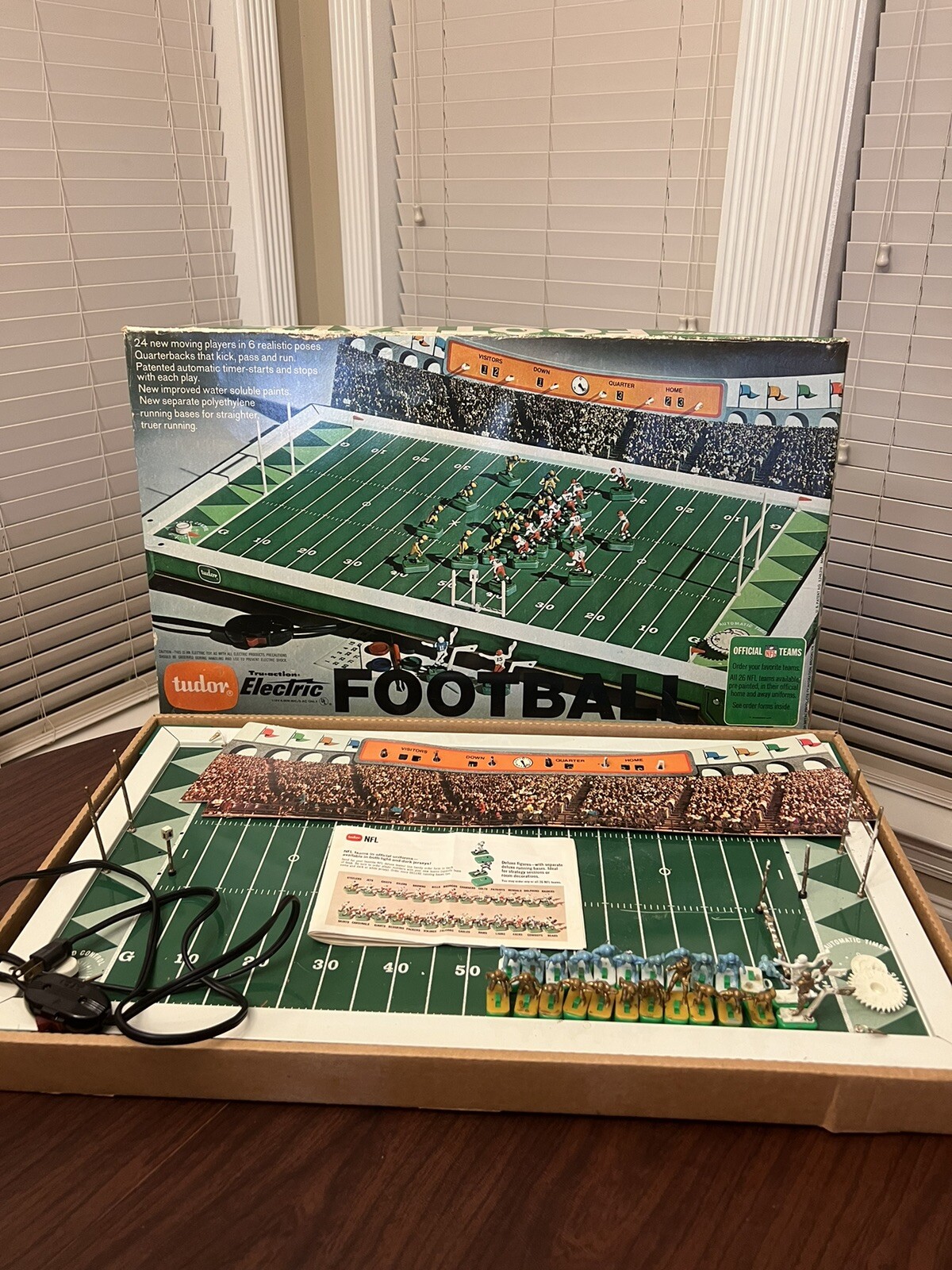 Vintage Tudor Electric Football Game Model #500 Tested & Working ...