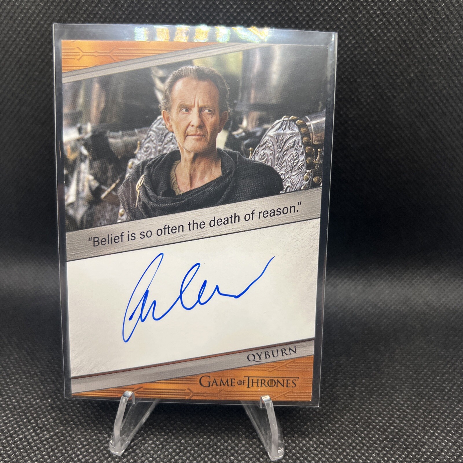 2023 Game Of Thrones Art & Images, ANTON LESSER as QYBURN, Autograph | eBay