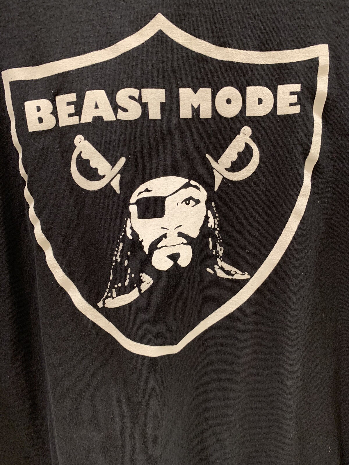 BEAST MODE RAIDERS MEN'S 2XL BLACK T-SHIRT | eBay