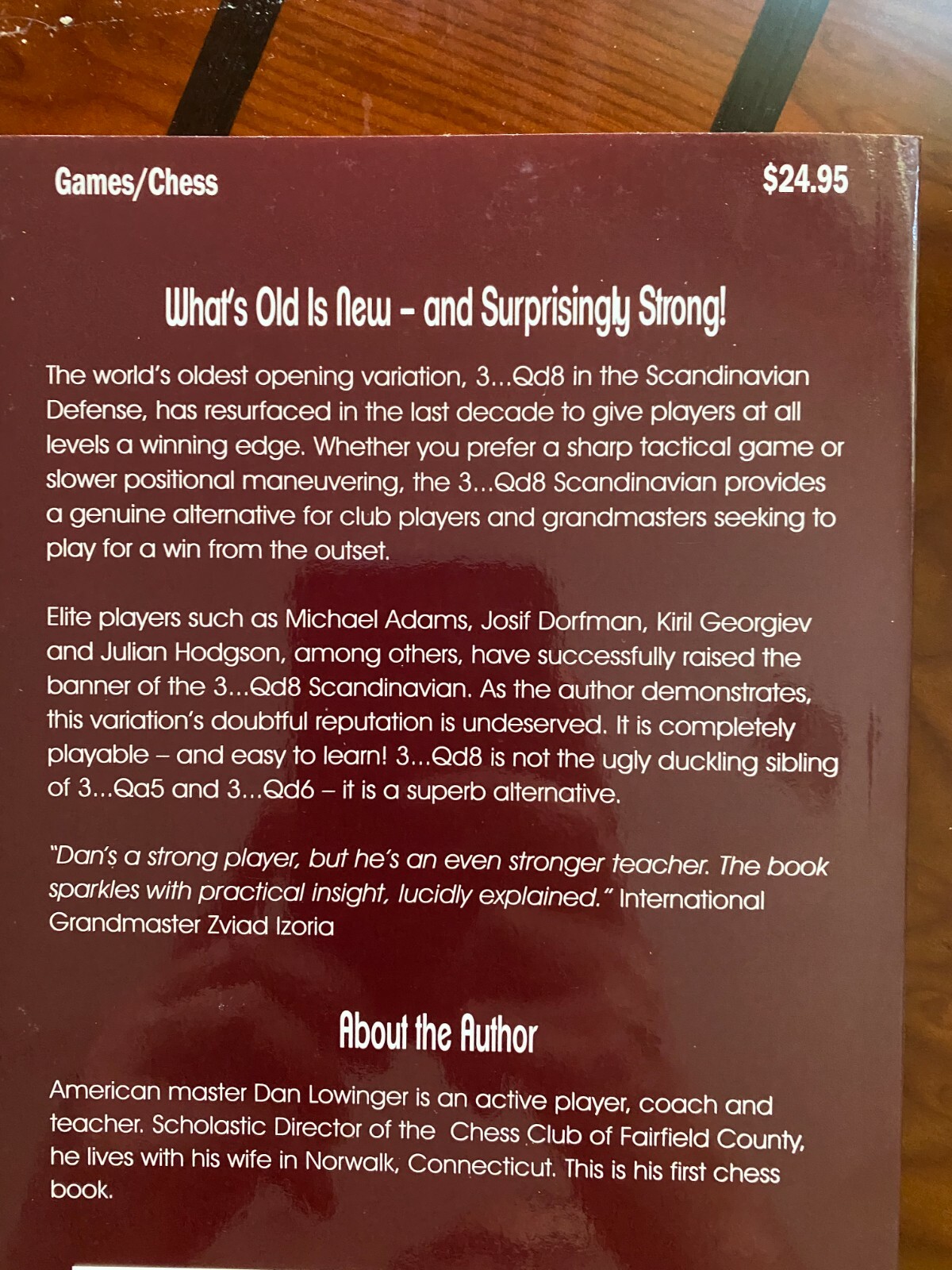 3... Qd8 Scandinavian : Simple and Strong by Daniel Lowinger (2013 ...