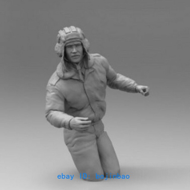 1/16 Scale Modern Officer Resin Figure Model Kits Unpainted Unassembled ...