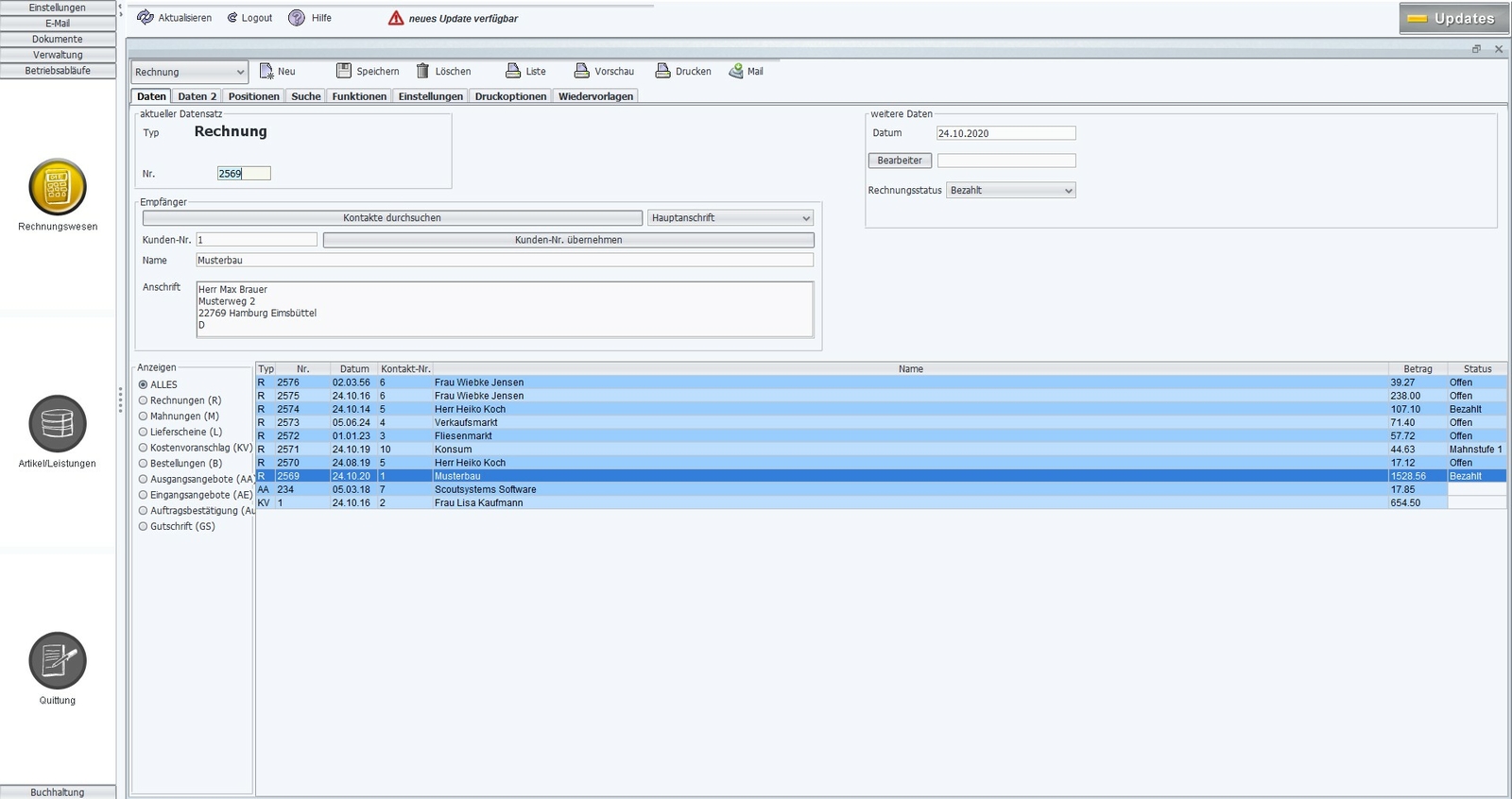 Buchhaltung,Rechnung schreiben,Rechnungsprogramm,Jahresabschluss,BWA ...