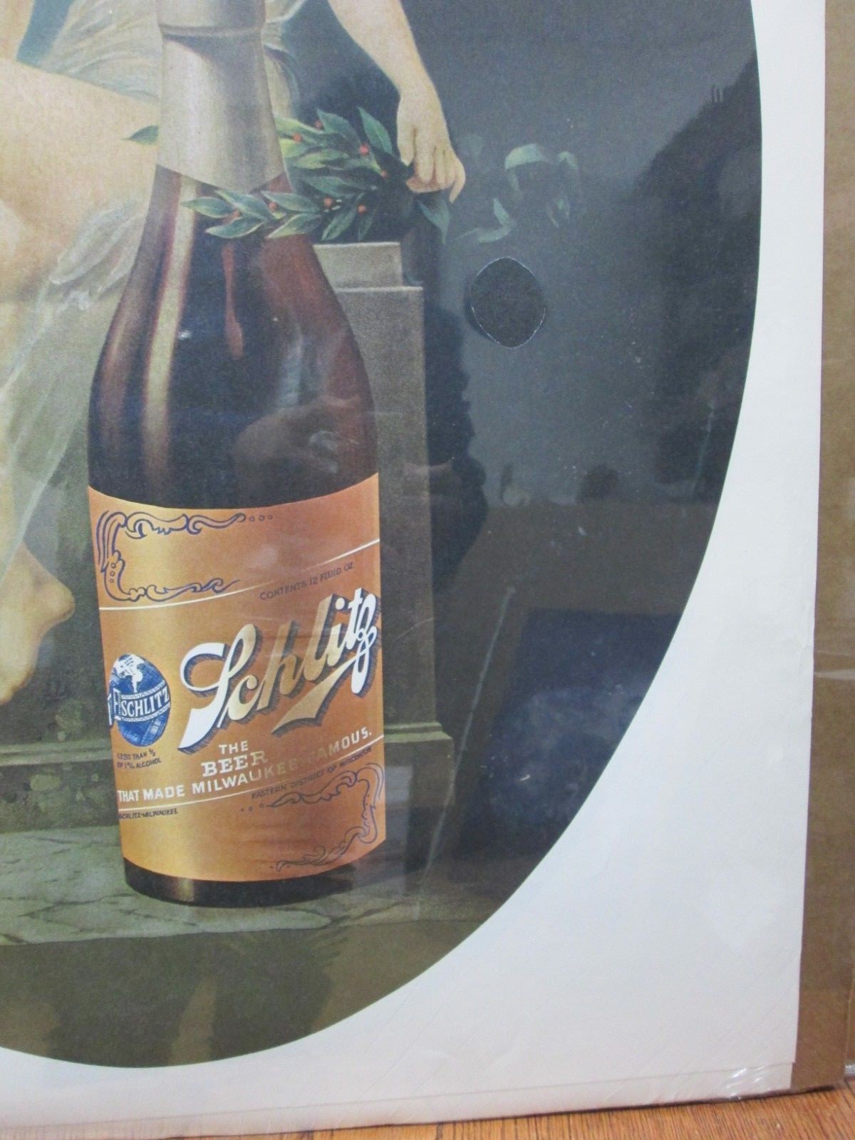Vintage Schlitz BEER Poster 70's Car garage Inv#G3601 | eBay