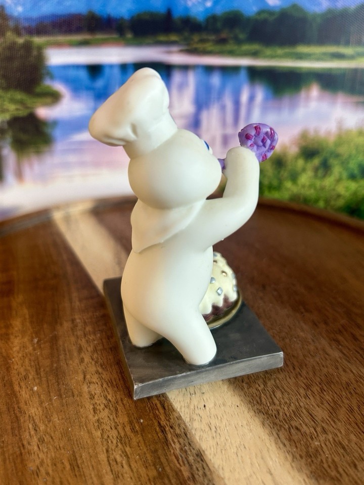 ️ 1997 Danbury Mint Pillsbury Dough Boy Monthly Calendar January Happy ...