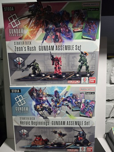 ENGLISH SEALED Gundam TCG Assemble Set Starter Deck ST01A & ST03A | eBay