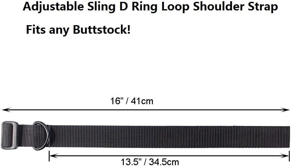 Adjustable Sling D Ring Loop Shoulder Strap Attachment for Shotgun ...