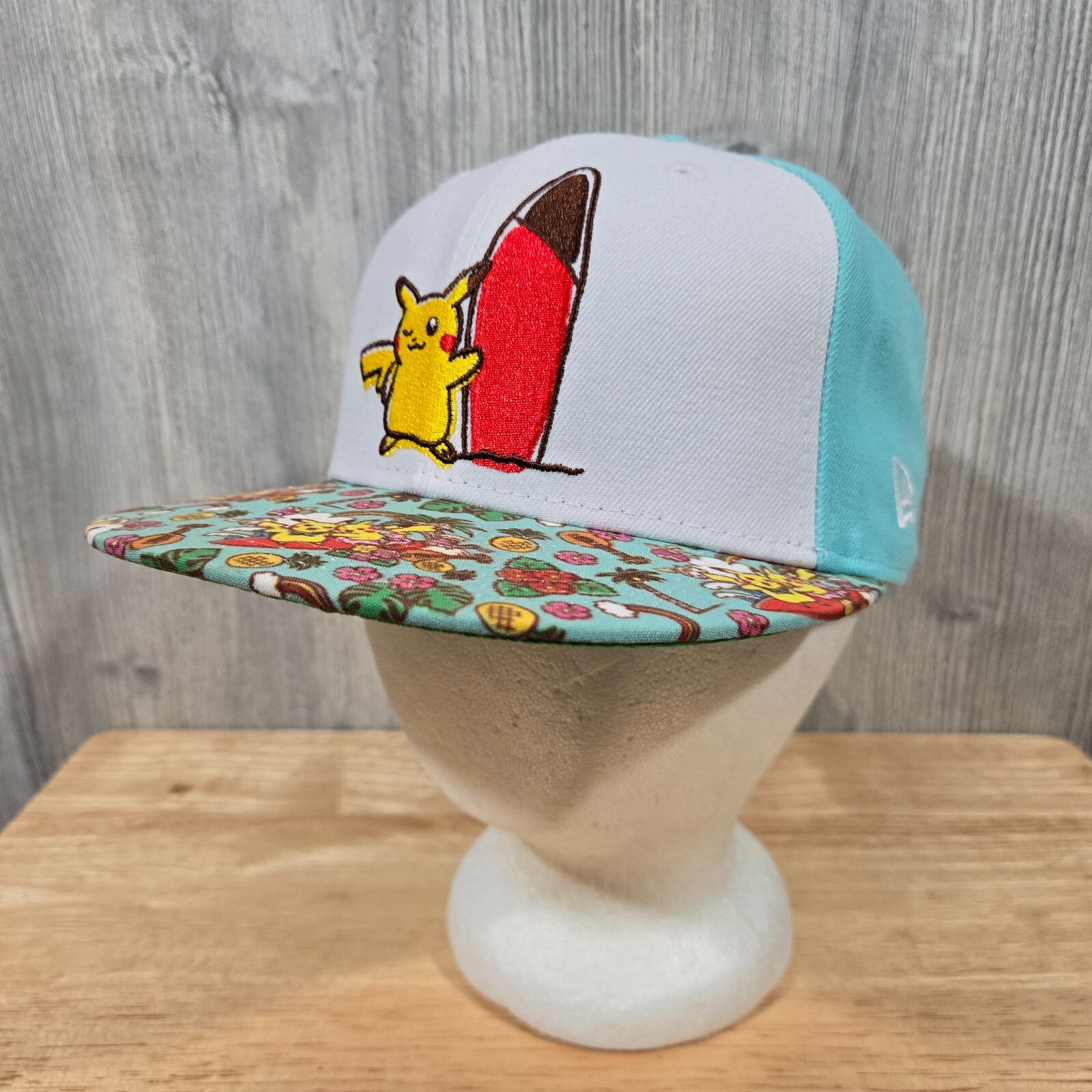 Rare New Era 9Fifty Pokemon Pikachu Surfboard Hawaii … - Gem