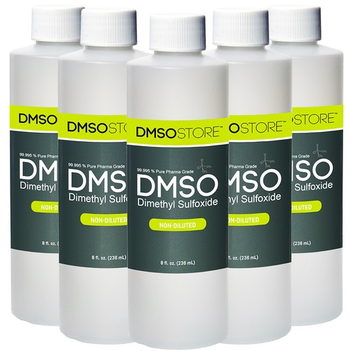 DMSO 8 oz. 5 Bottle Special Non-diluted 99.995% Low odor Dimethyl ...