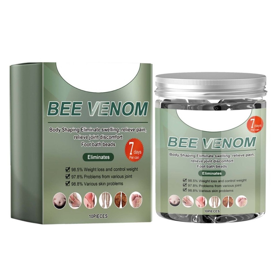 10/20/30PCS Bee Venom Beneture Detox Slimming Foot Soak Beads, Relief ...